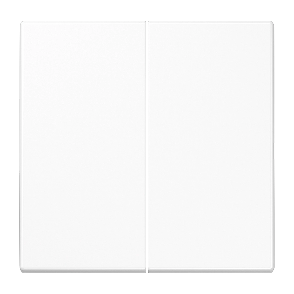 JUNG LS WHITE 2-GANG PUSH-BUTTON